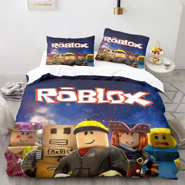 Roblox™ Kids Bedding Set – Colorful Game-Inspired Quilt Cover & Sheet ...