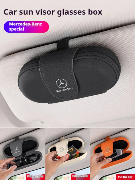 Mercedes-Benz™ Visor Glasses Case – Premium Sunglasses Holder for Merc ...
