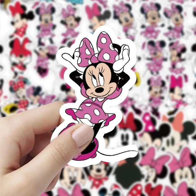 10/30/64pcs Disney Mickey Mouse Minnie Mouse Cartoon Stickers Cute DIY ...