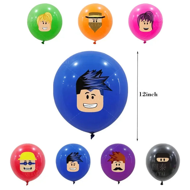 Roblox™ 21-Pack – Roblox-Themed 12-Inch Party Balloons for Birthdays ...