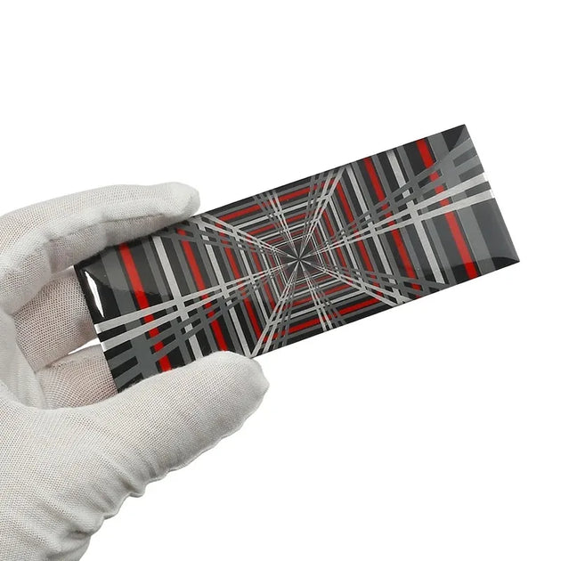 3D Car Time Space Tunnel Plaid Logo Trunk Fender Badge Emblem Decals S ...