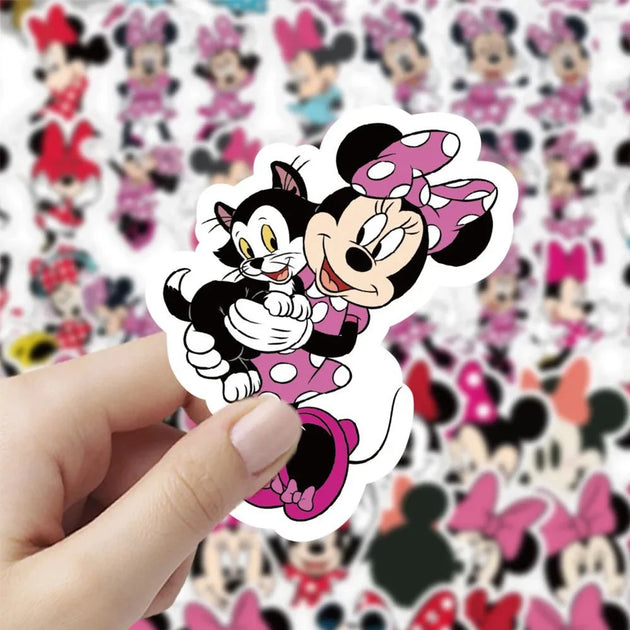 10/30/64pcs Disney Mickey Mouse Minnie Mouse Cartoon Stickers Cute DIY ...