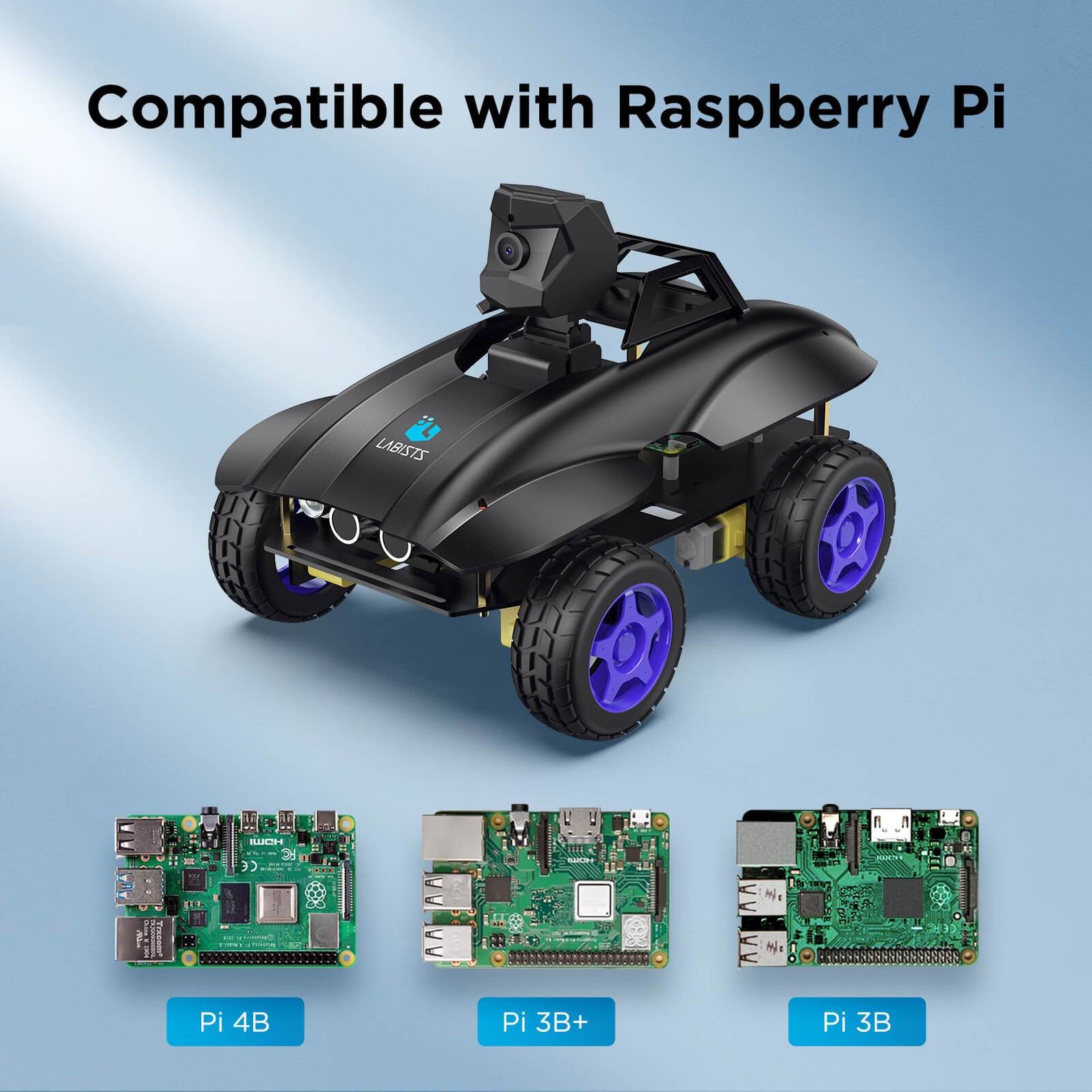 Labists Raspberry Pi 4WD Smart Robot Car DIY Kit — GoBliss