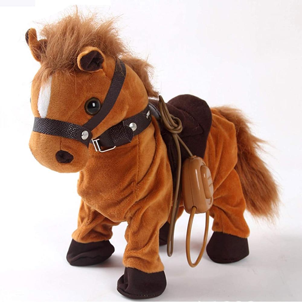 Electronic Interactive Horse Walk Along Horse with Remote Control Leas ...