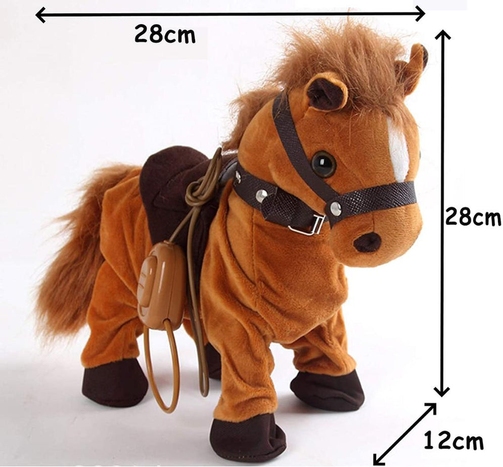 Electronic Interactive Horse Walk Along Horse with Remote Control Leas ...