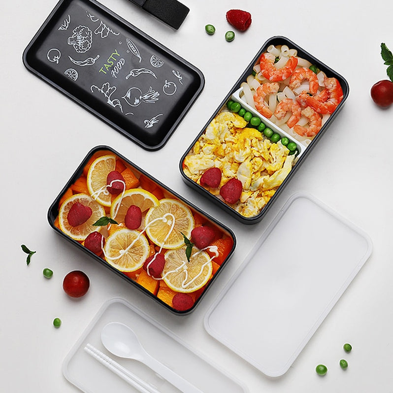 Portable Rectangular Lunch Box — GoBliss