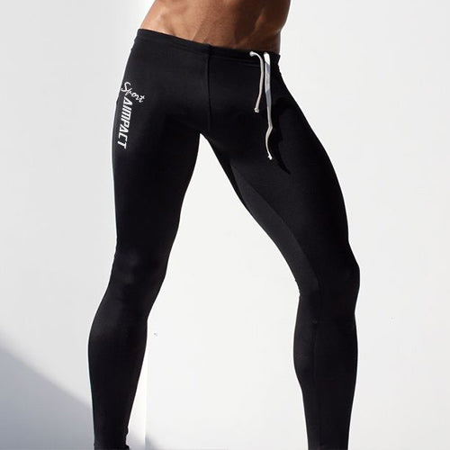 Elastic Slim Fitted Active Workout Pants for Men — GoBliss