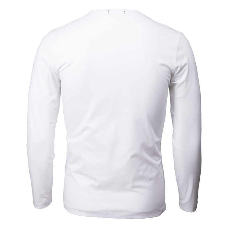 Henry Collar T Shirt Men Brand Soft Pure Cotton Slim Fit Tee Shirts ...