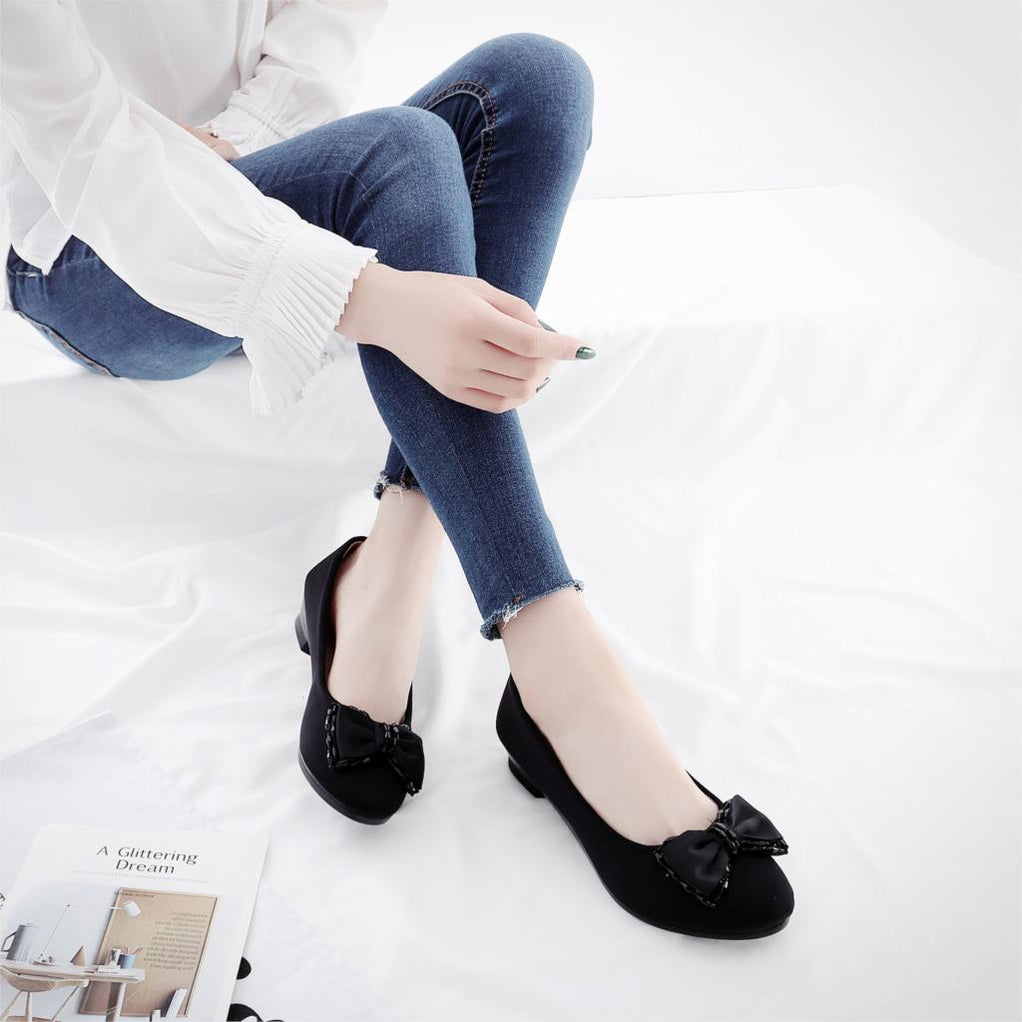 Women Ballet Sweet Loafers Slip On Wedges Shoes — GoBliss