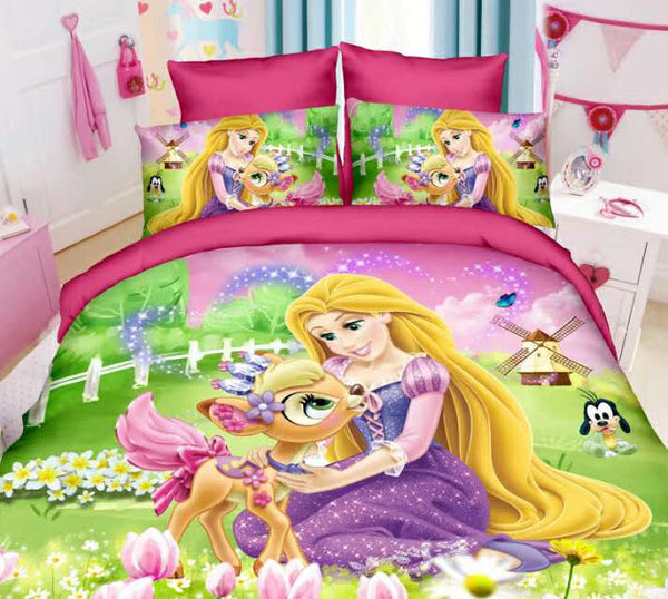 Tangled Rapunzel Princess Bedding Set For Kids — GoBliss