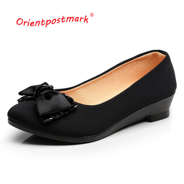 Women Ballet Sweet Loafers Slip On Wedges Shoes — GoBliss