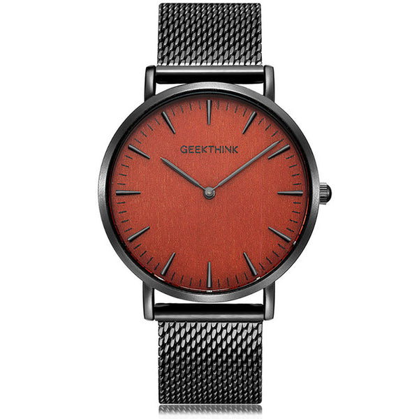Ultra Thin Black Japan Quartz Watch — GoBliss